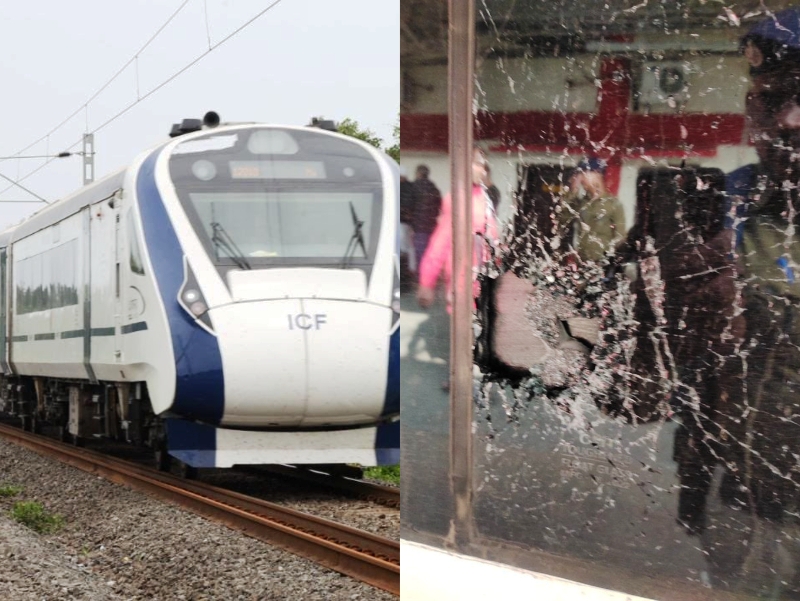 Bengal: Stones pelted at Vande Bharat Express in Darjeeling district, second incident in 24 ...